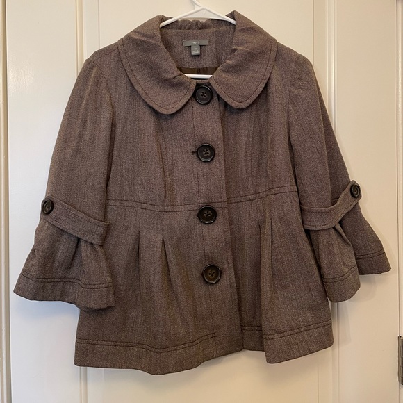 Apt. 9 | Jackets & Coats | Apt 9 Blazer 34 Trumpet Sleeves Blazer Tan ...